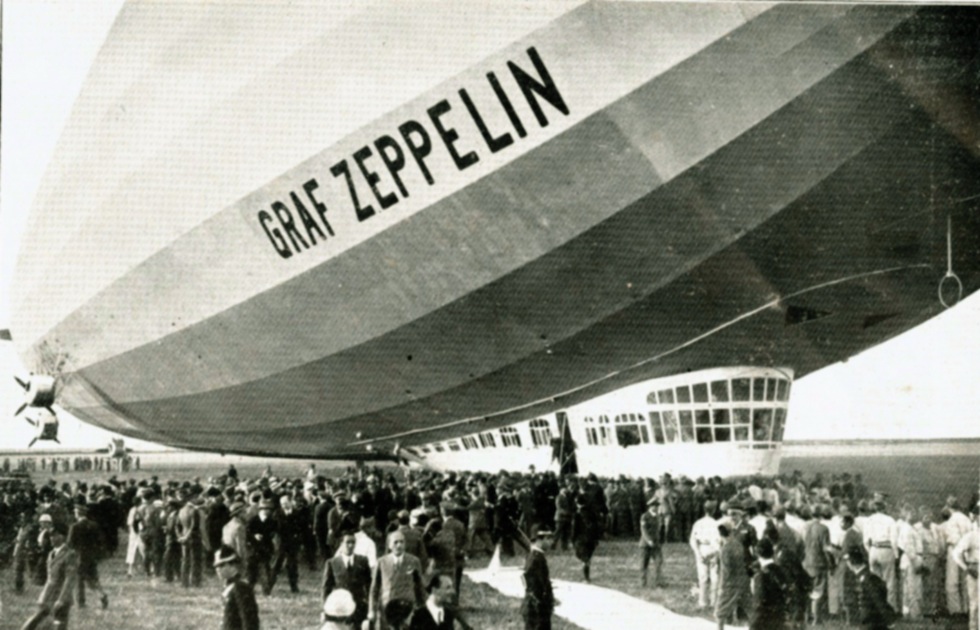 Il primo viaggio dello Zeppelin in Italia - Il collezionista